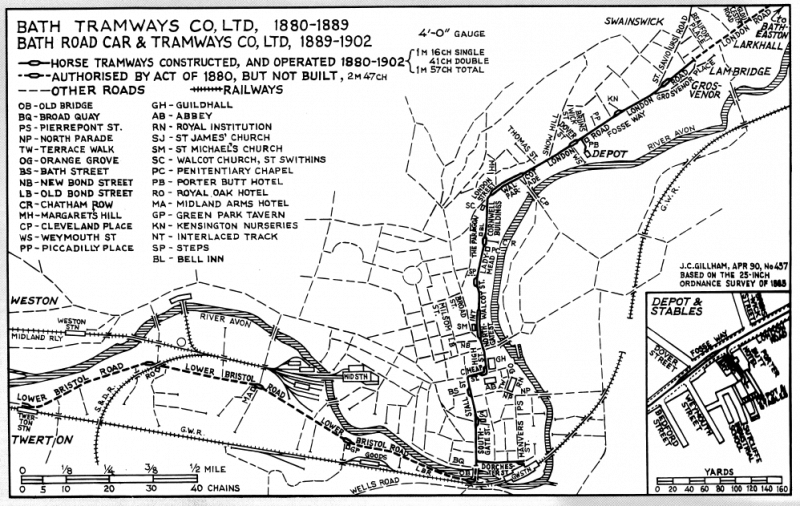 How Trams created Bath – 1880 – 1939 – Bristol & Bath Area Trams ...
